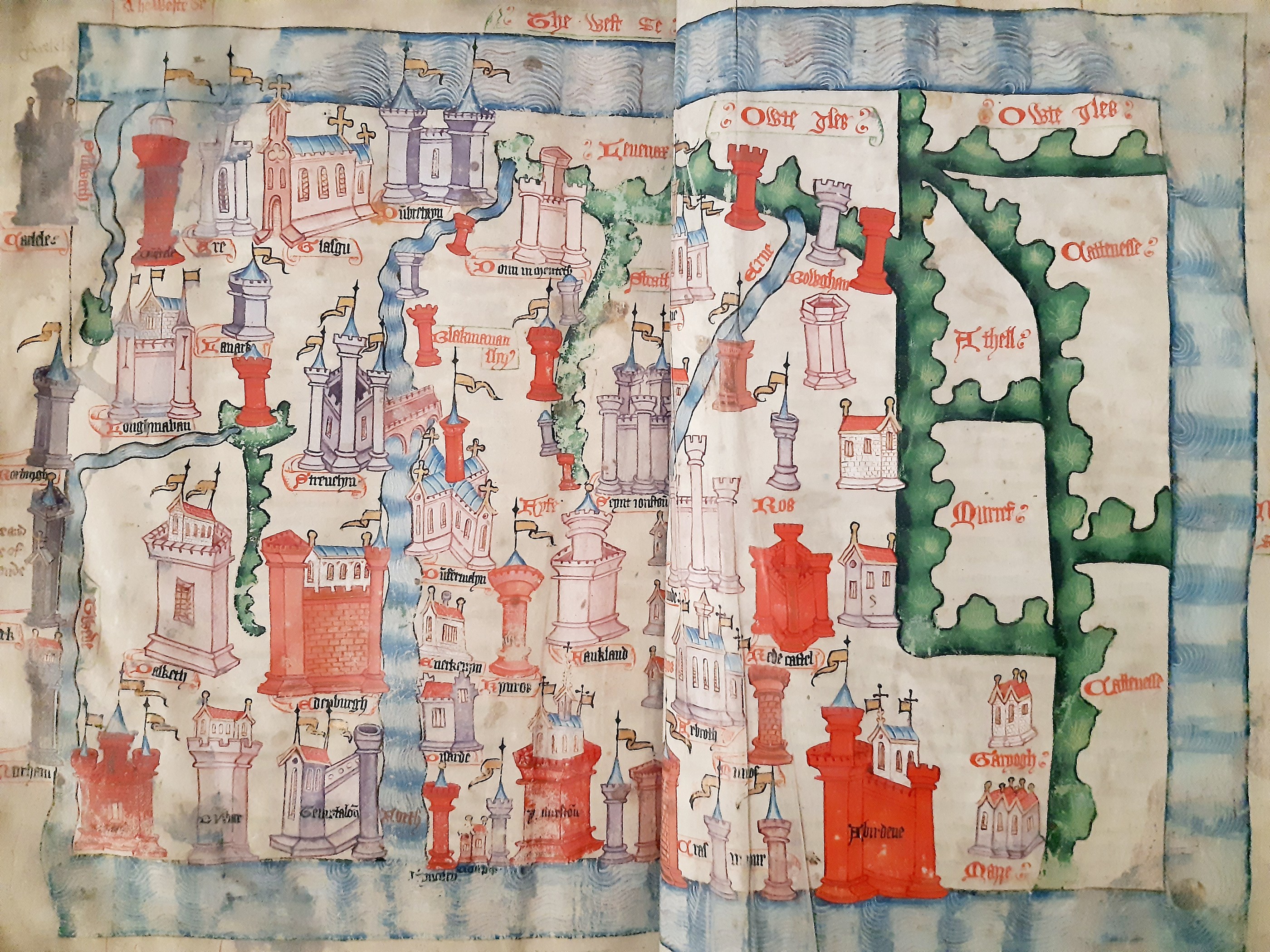 First Detailed Map of Scotland – Scottish Adventures – in a van