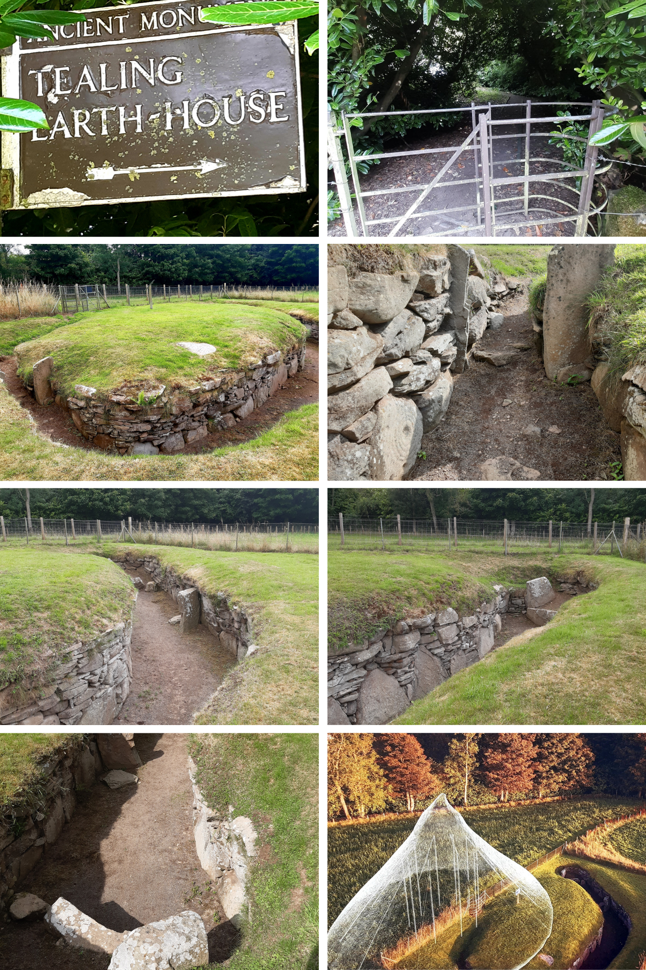 Tealing Earth House, Tealing – Angus – Scottish Adventures – in a van